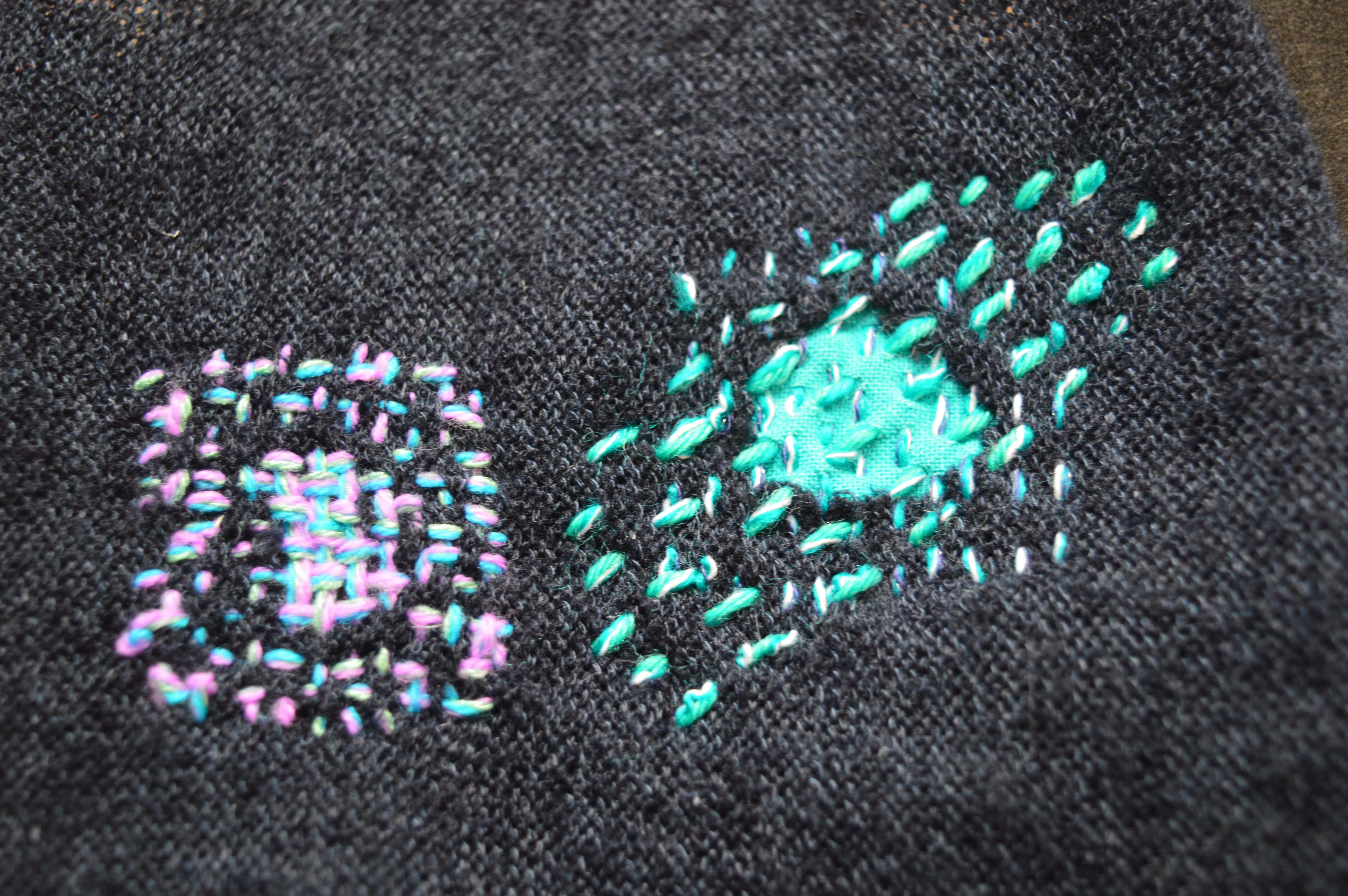 Visible Darning and Rag Textiles | thecraftycreek
