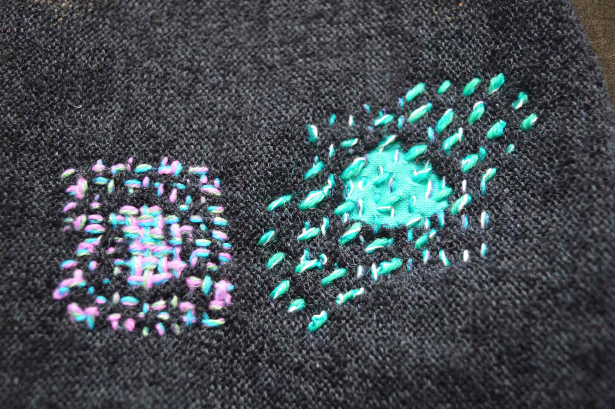 Visible Darning and Rag Textiles | thecraftycreek