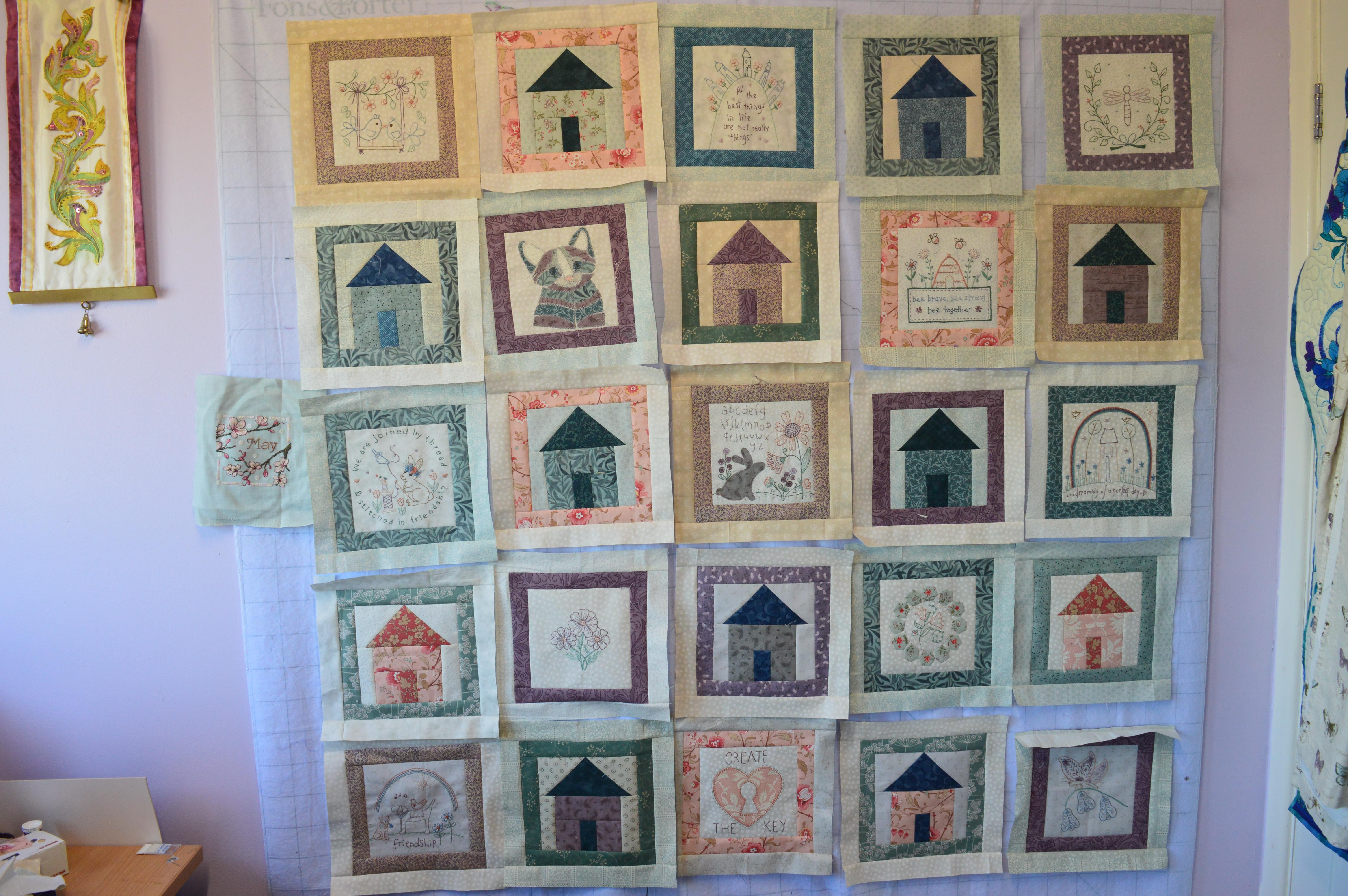 Staying Home Quilt | thecraftycreek