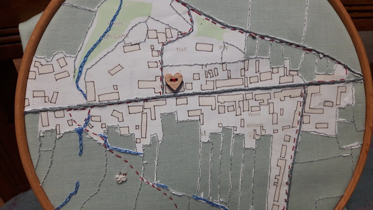 Stitching Maps | thecraftycreek