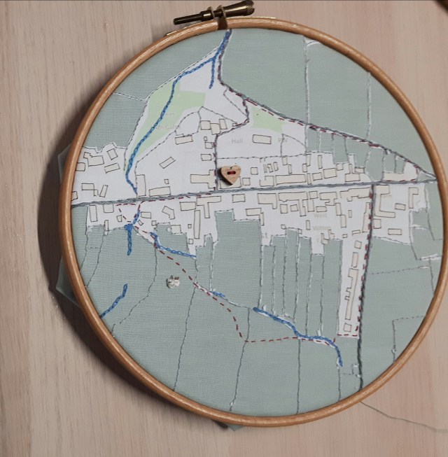 Stitching Maps | thecraftycreek
