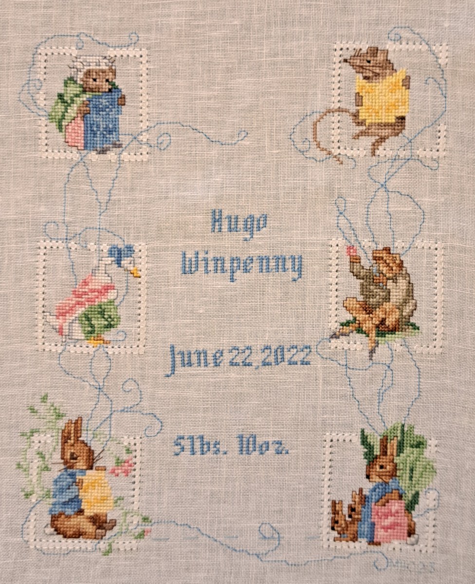 Peter Rabbit Birth Sampler | thecraftycreek